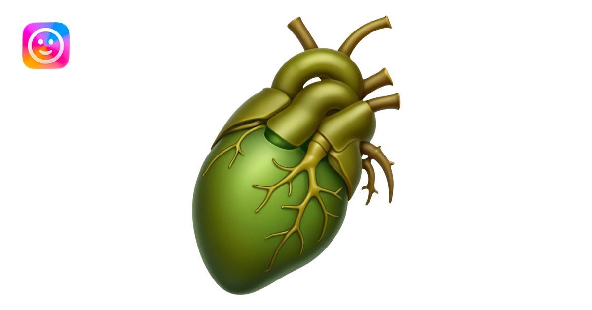 Gallbladder (organ situated under the liver) emoji | AI Emoji Generator