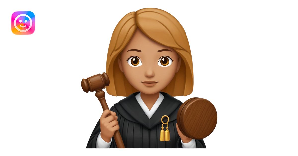 court woman emoji | AI Emoji Generator