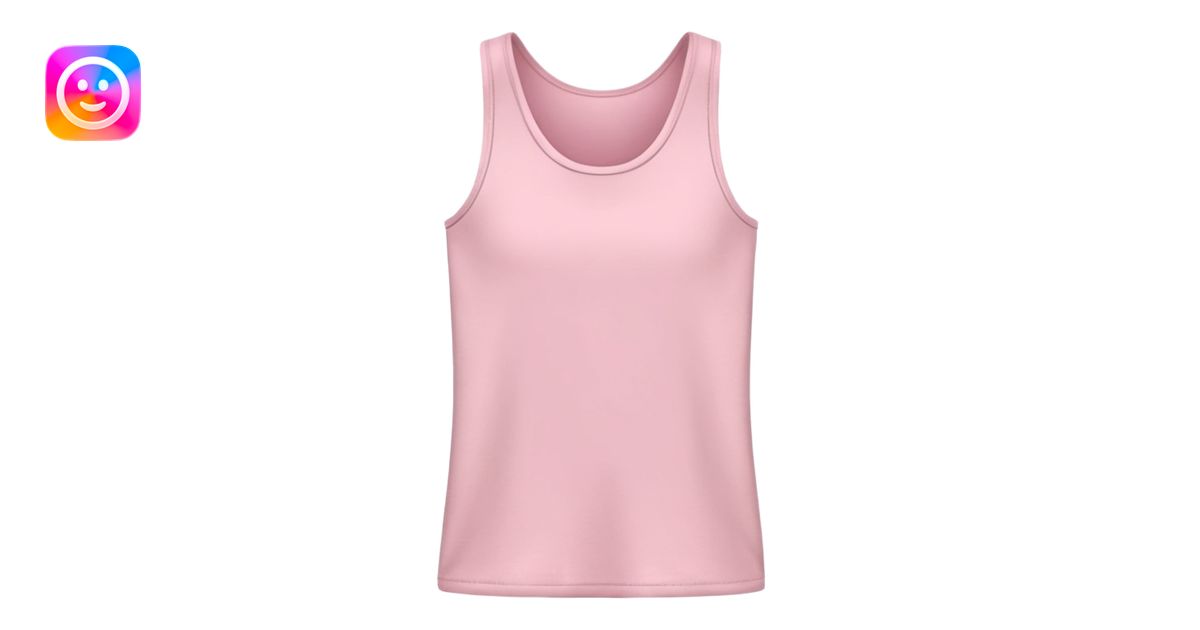 Light pink tank emoji | AI Emoji Generator