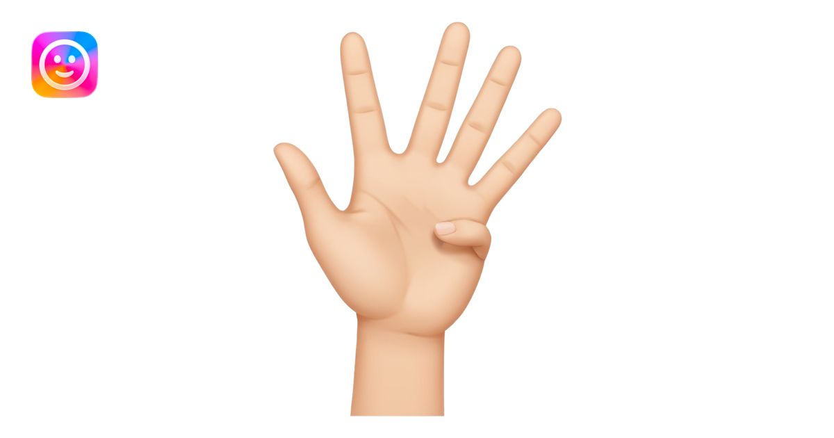 Yvl hand sign emoji | AI Emoji Generator