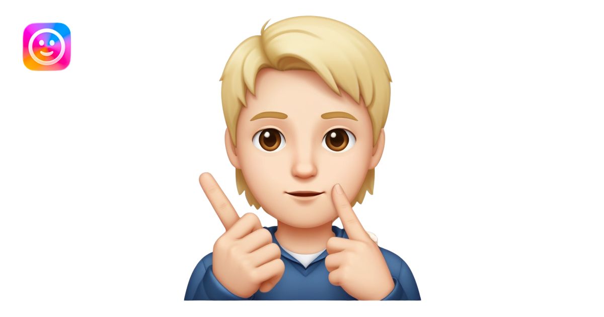 Cute face with middle finger emoji | AI Emoji Generator