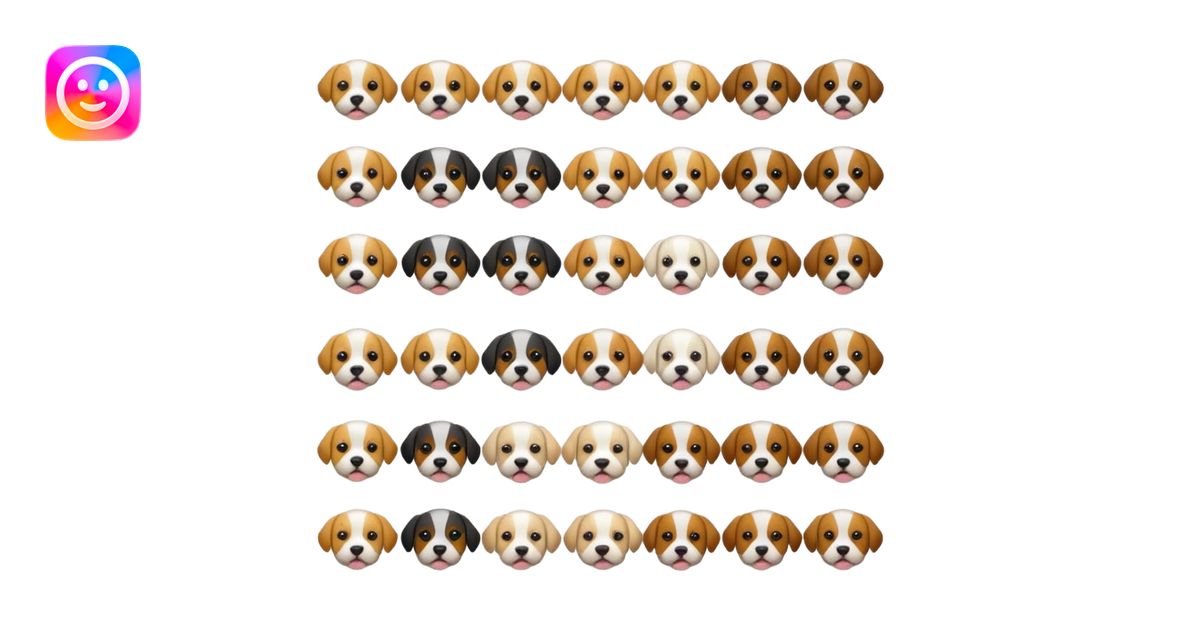 dog emojis emoji | AI Emoji Generator