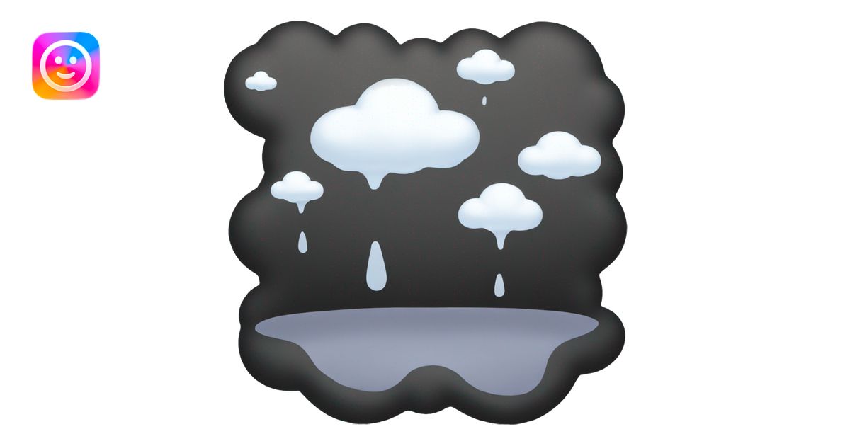 black puddle emoji | AI Emoji Generator