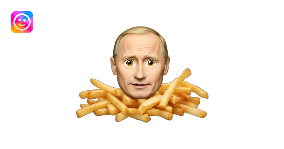putin with a poutine emoji | AI Emoji Generator