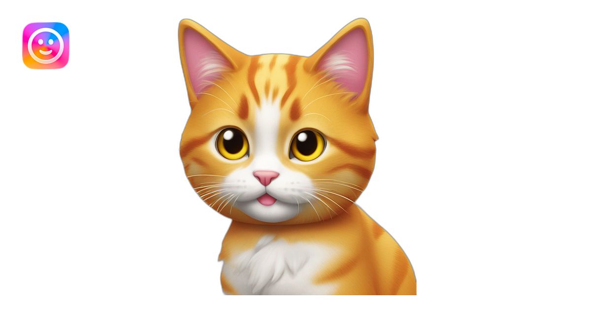 orange cat, pink nose, white on nose bridge, yellow eyes, white fur on ...