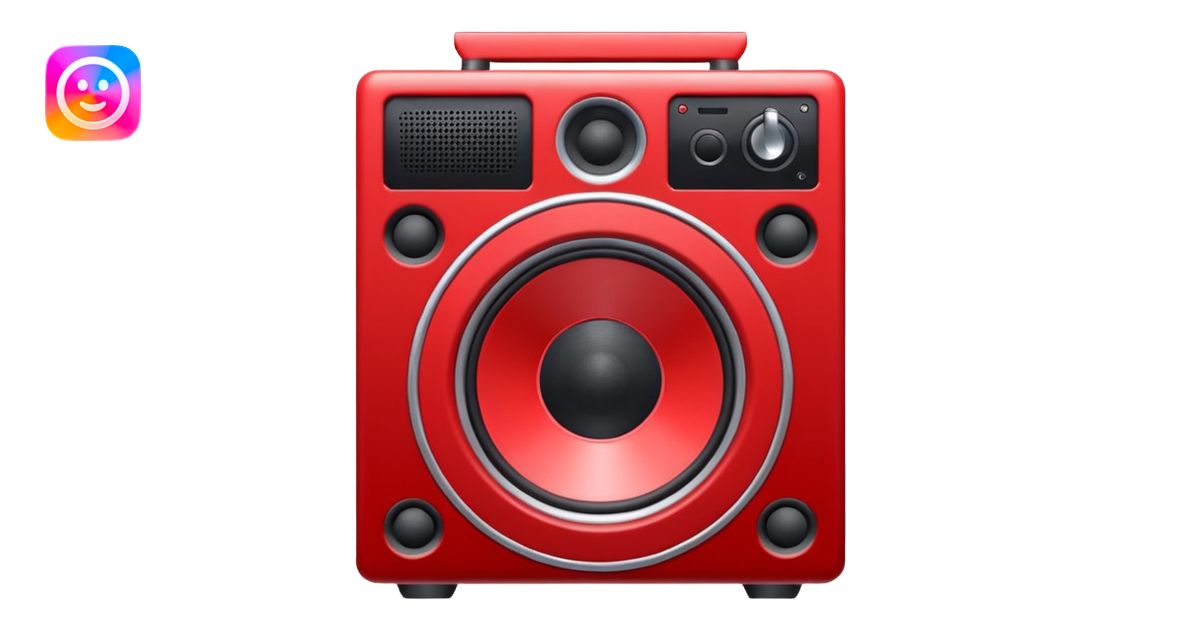 mac os icon audio speaker forbidden emoji | AI Emoji Generator