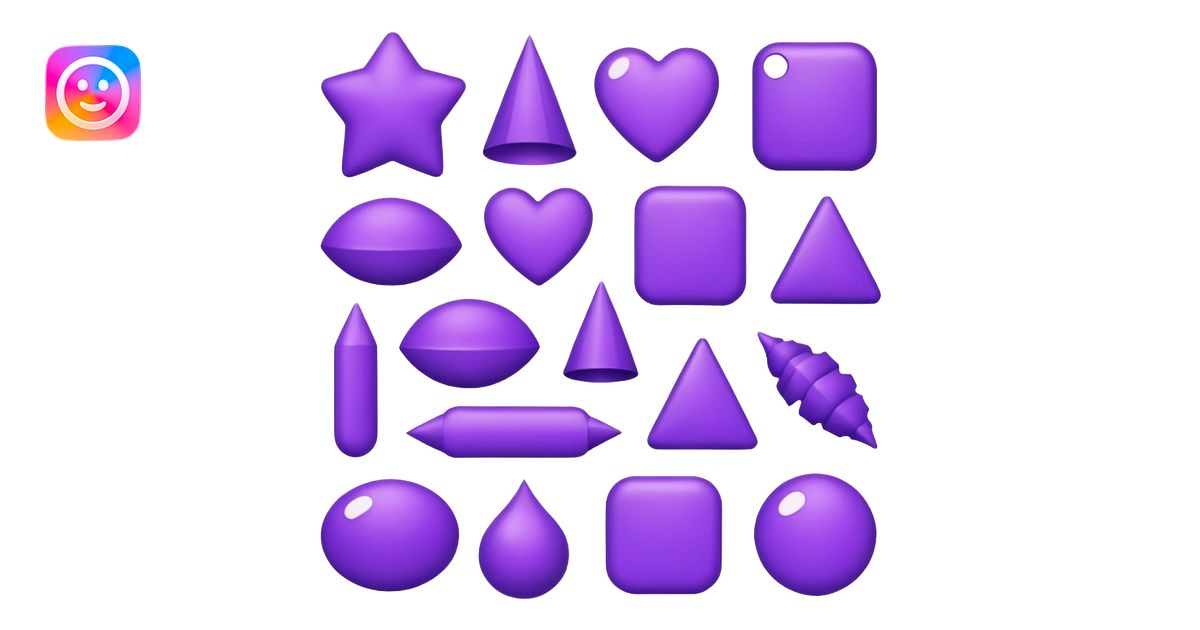 Purple Things emoji | AI Emoji Generator