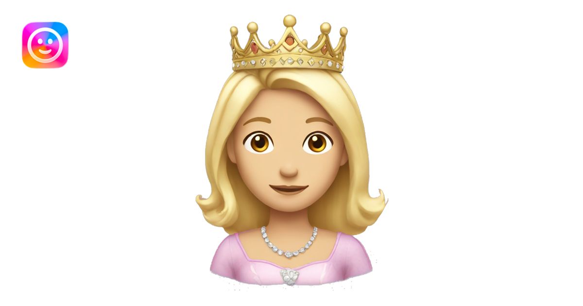 Dainty princess crown emoji | AI Emoji Generator