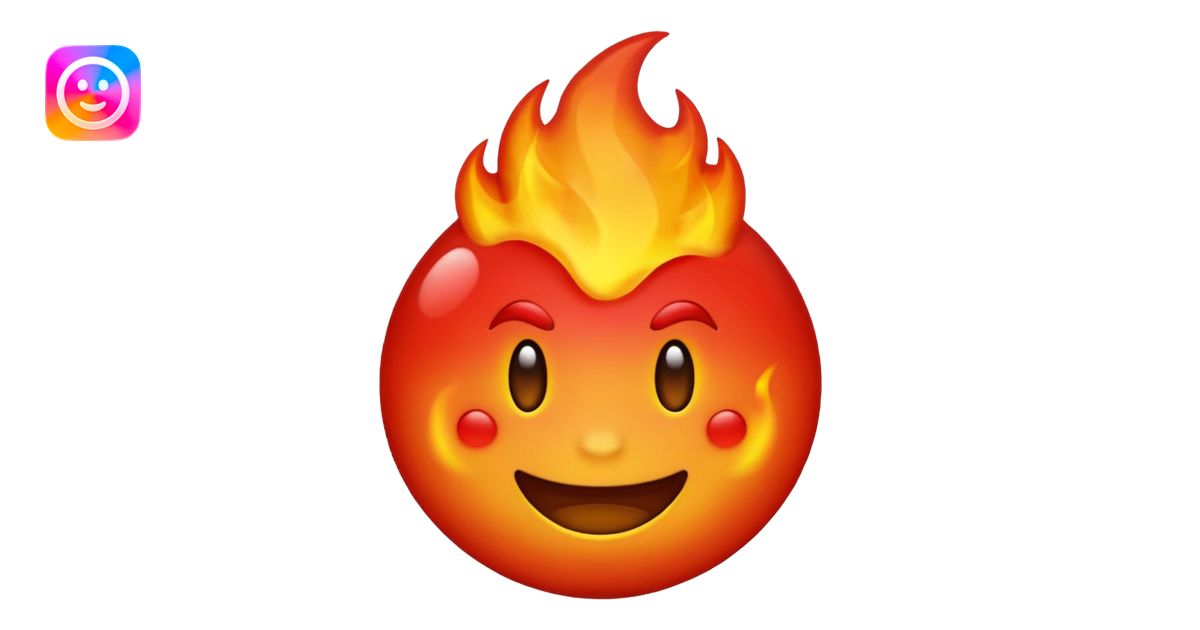 red hot emoji emoji | AI Emoji Generator