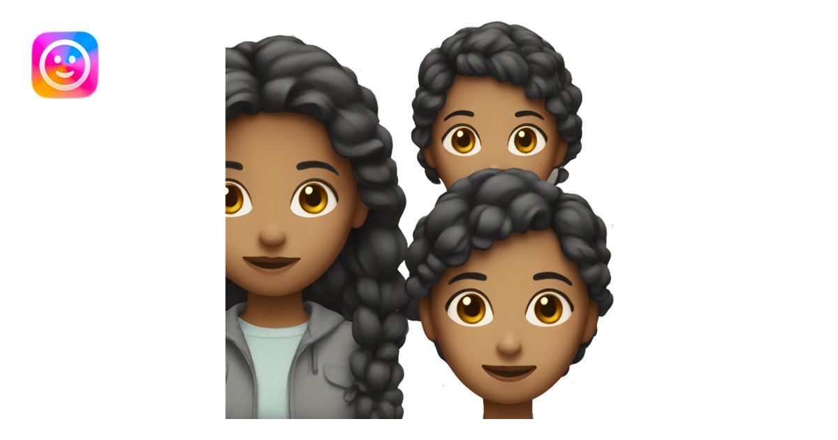 3 girls emoji | AI Emoji Generator