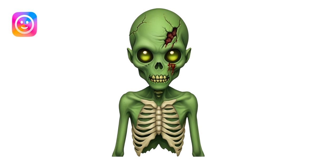 zombie alien emoji | AI Emoji Generator