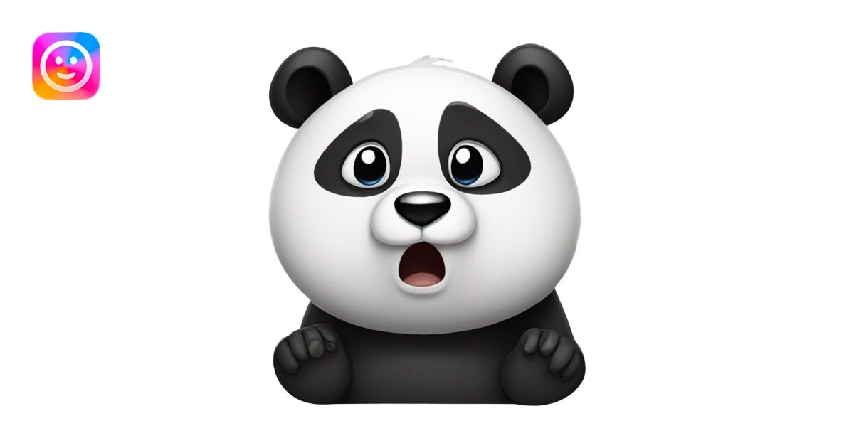 Panda crying emoji | AI Emoji Generator
