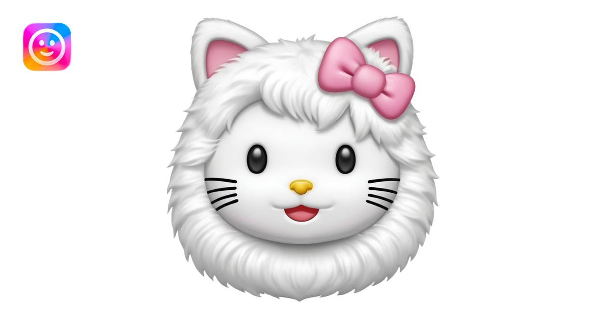 Hello kitty emoji | AI Emoji Generator