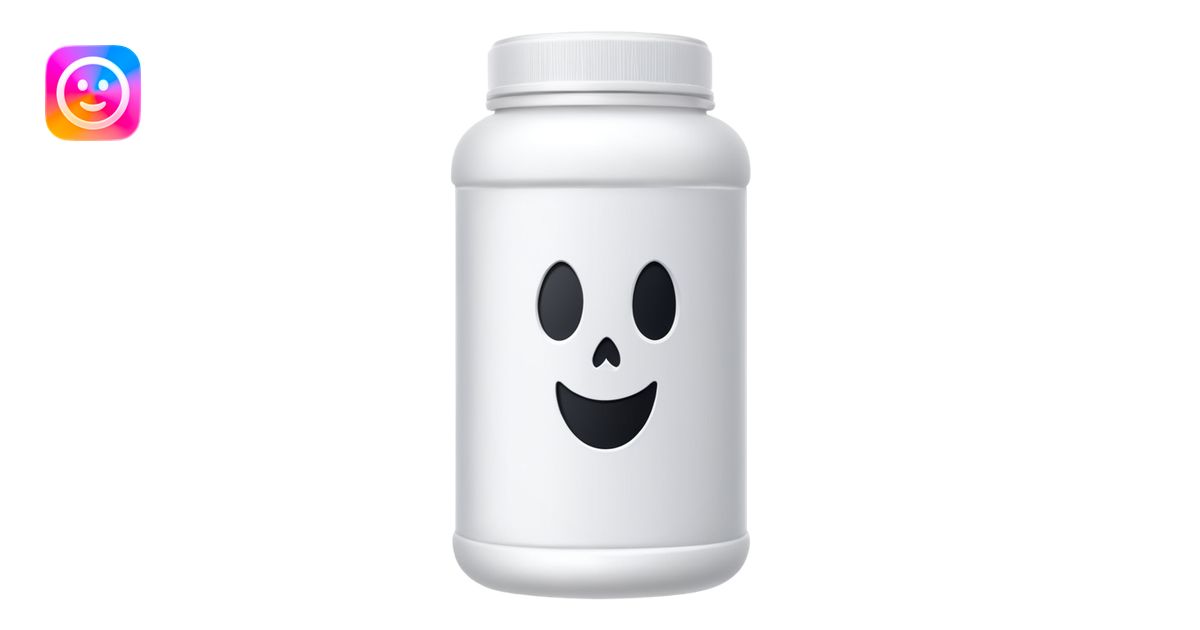 ghost brand protein powder bottle emoji | AI Emoji Generator