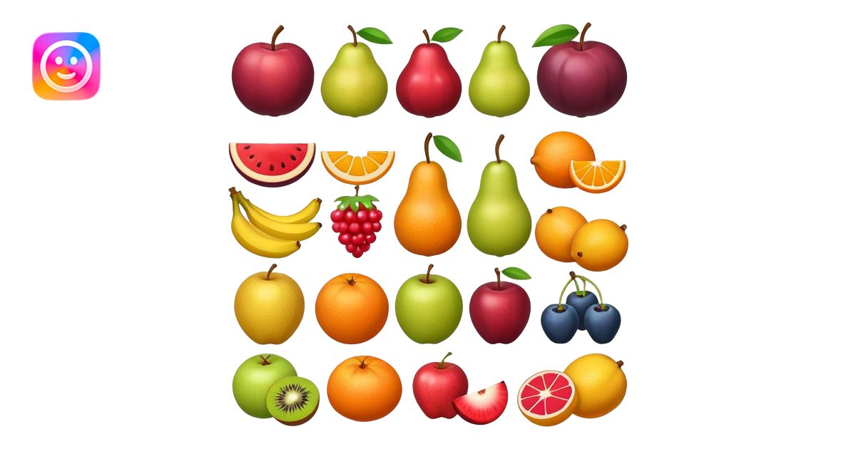 flavor fruits emoji | AI Emoji Generator