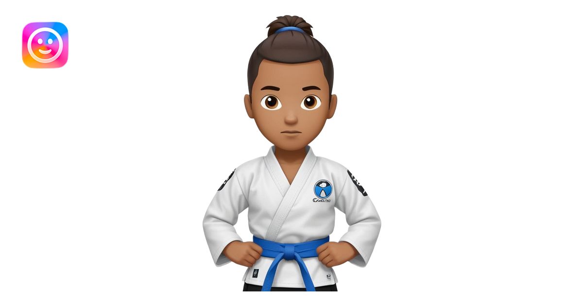 black karate instructor with ponytail and a low taper haircut, and a ...