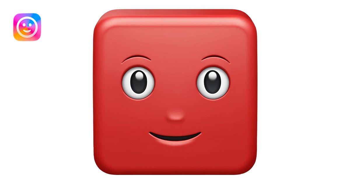 red block emoji | AI Emoji Generator