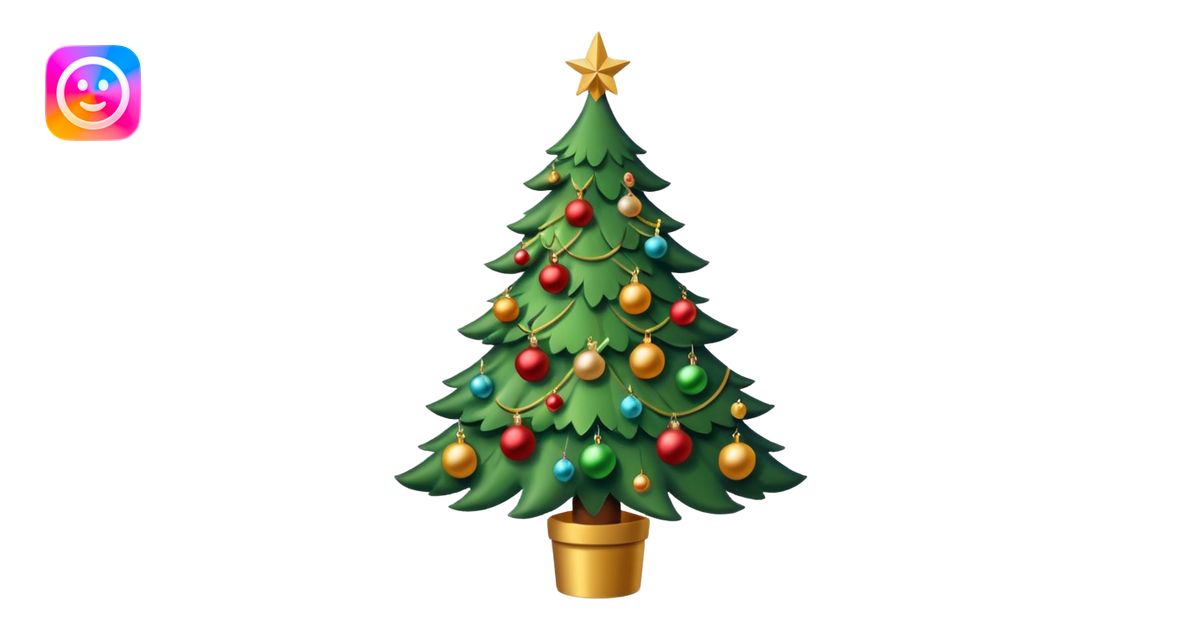 christmas tree emoji | AI Emoji Generator