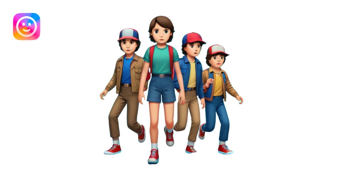 Stranger things serie will emoji | AI Emoji Generator