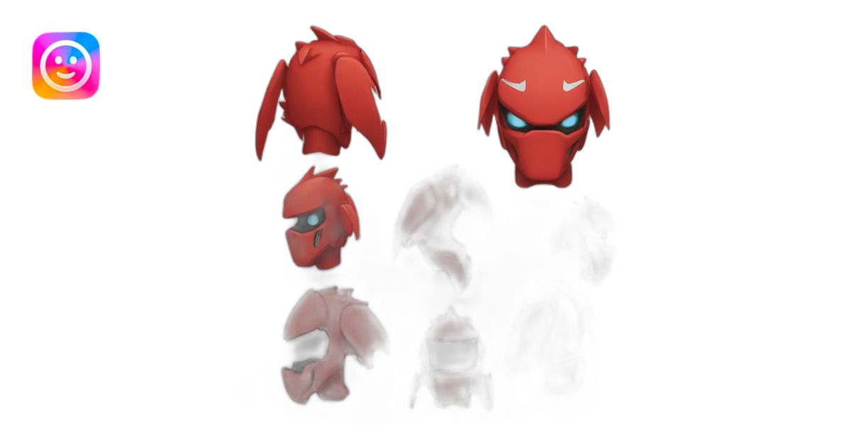 red digimon emoji | AI Emoji Generator