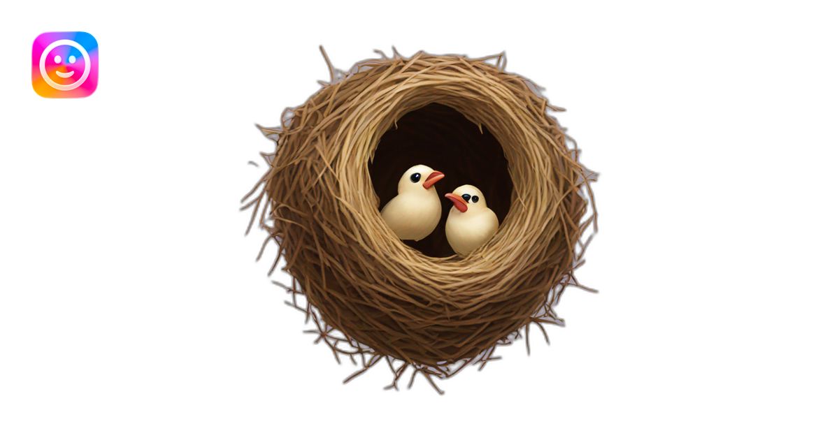 Nicholas Cage Bird Nest emoji | AI Emoji Generator