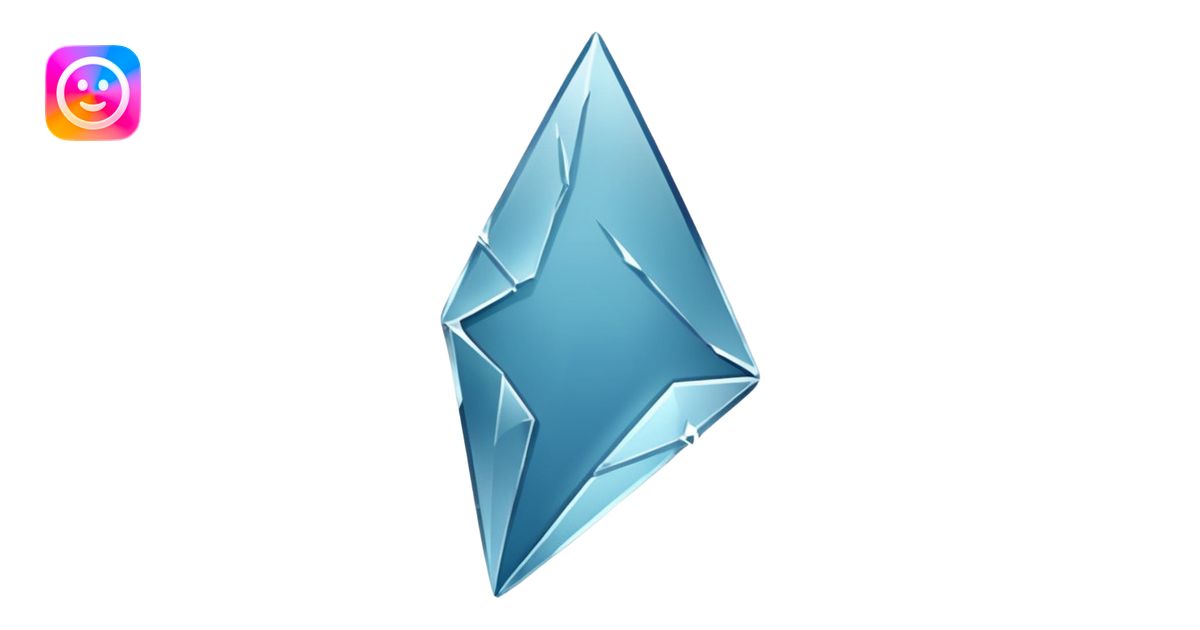 broken glass shard emoji | AI Emoji Generator