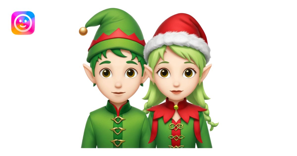 create a realistic Christmas elves emoji | AI Emoji Generator