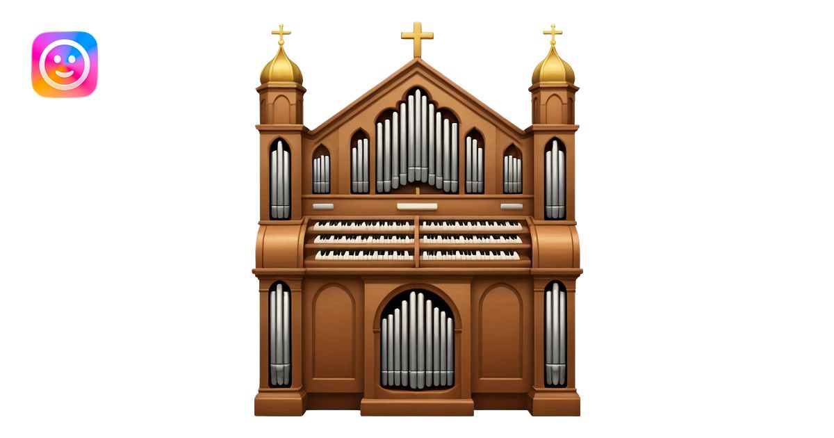 A church Organ emoji | AI Emoji Generator