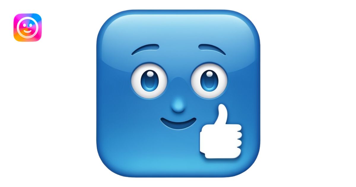Mavi tik emoji | AI Emoji Generator