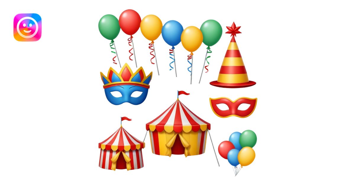 carnival,items emoji | AI Emoji Generator