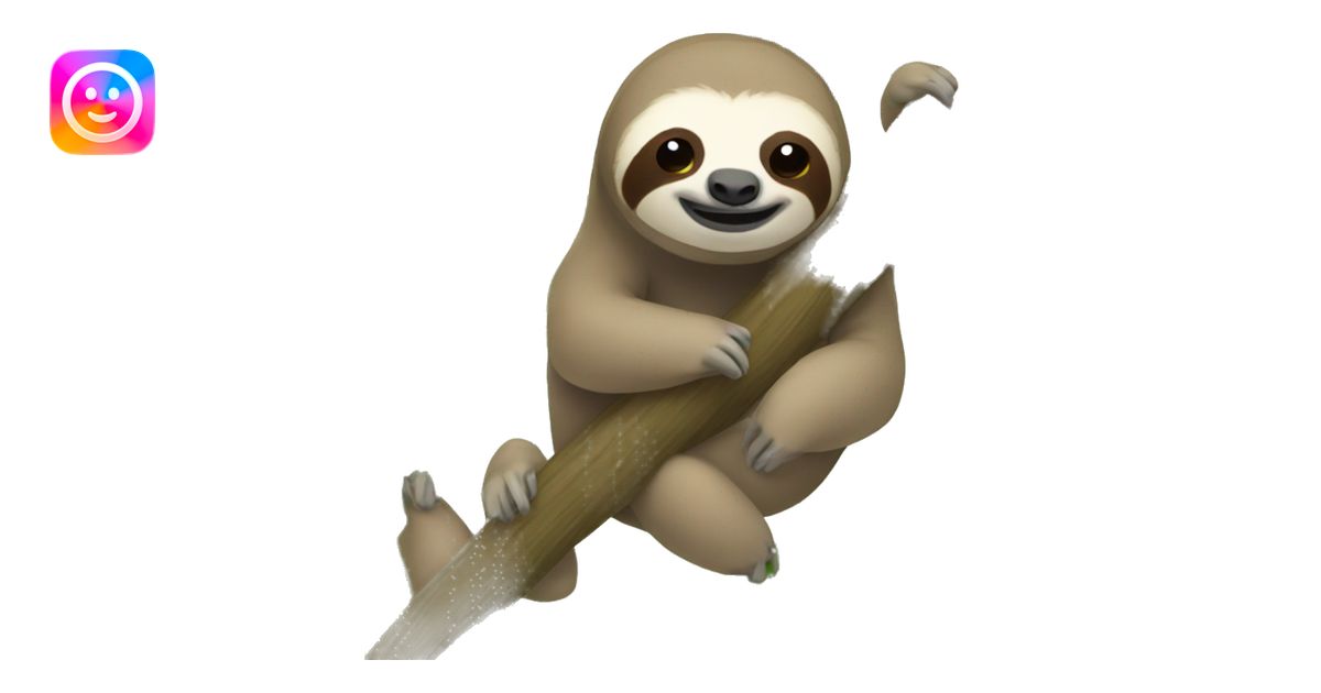 Sloth emoji | AI Emoji Generator