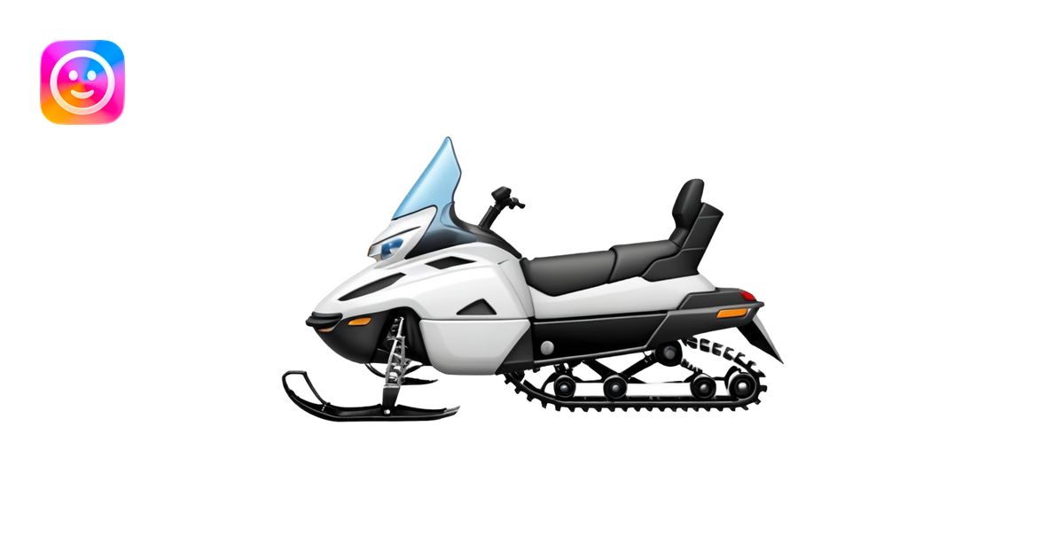 a snowmobile emoji i can copy and paste emoji | AI Emoji Generator