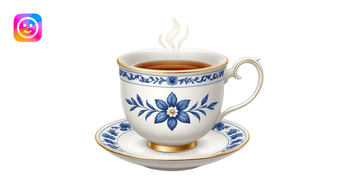 porcelain tea cups emoji | AI Emoji Generator