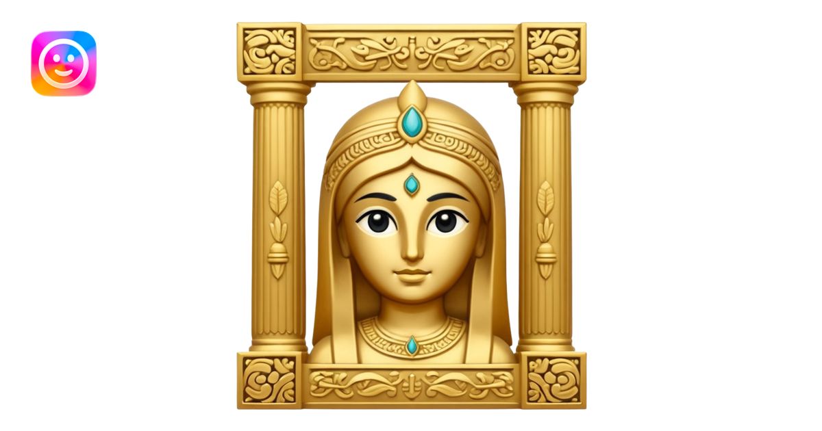 The Persian symbol of the Persepolis emoji | AI Emoji Generator