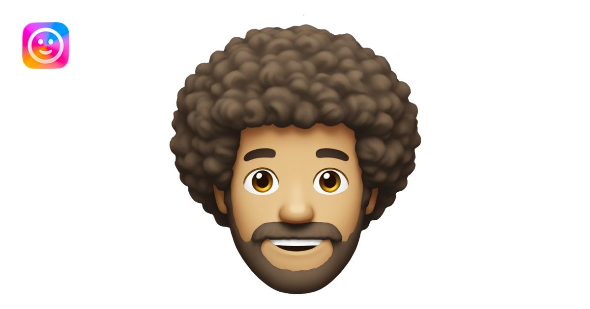 Bob Ross emoji | AI Emoji Generator
