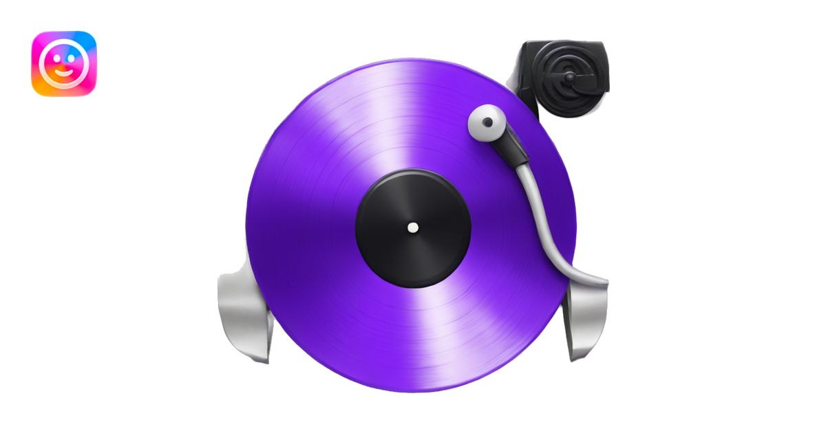 purple record emoji | AI Emoji Generator