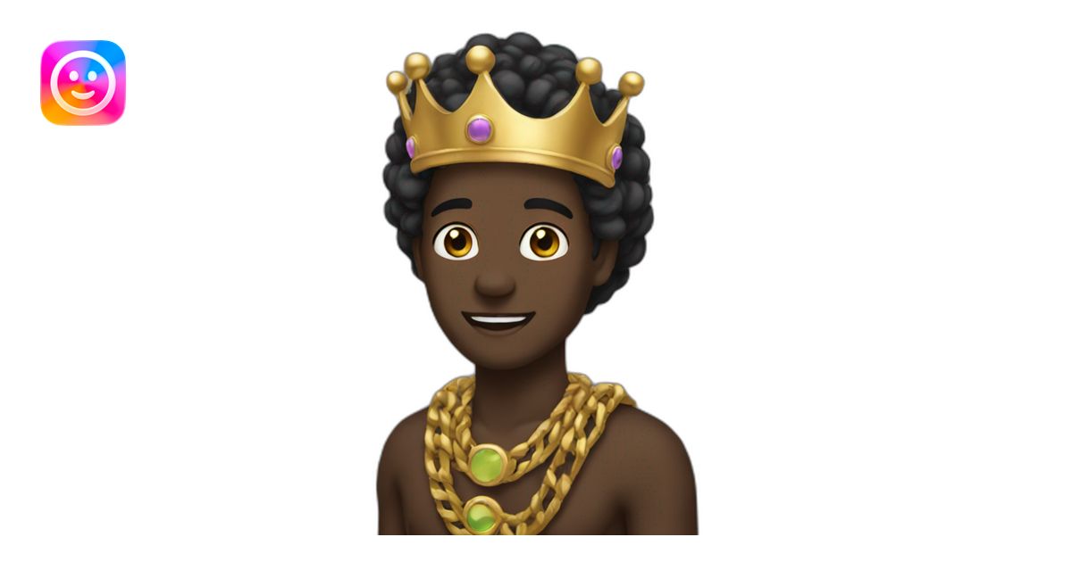Discord black owner crown emoji | AI Emoji Generator