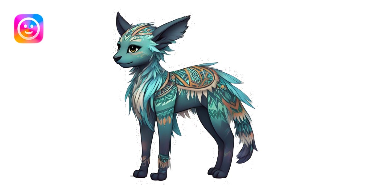 cute Kawaii edgy ethereal shy epic tribal fantasy animal fursona ...