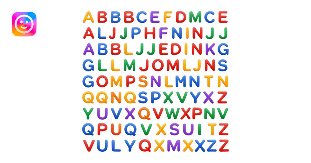 Make the full alphabet emoji | AI Emoji Generator