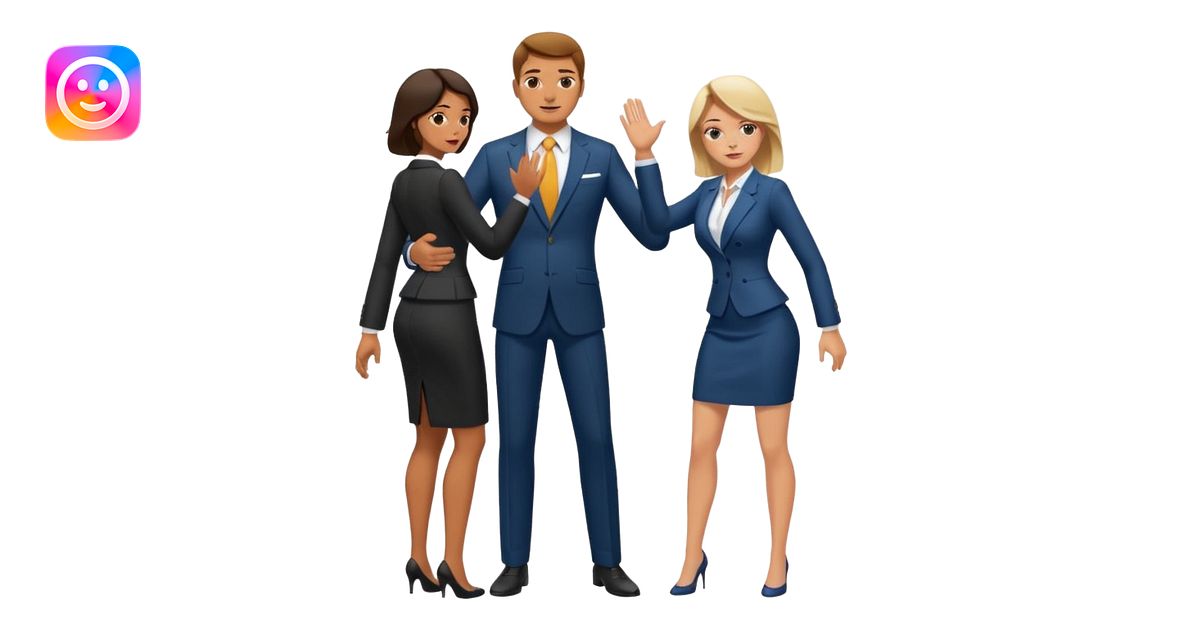 man slapping woman's buttocks emoji | AI Emoji Generator