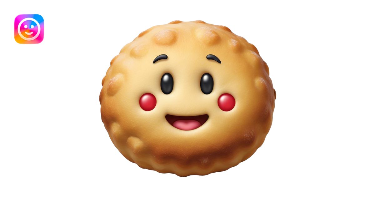 Cinematic Realistic Bu√±uelo Dessert Emoji, showcasing a fluffy, deep ...
