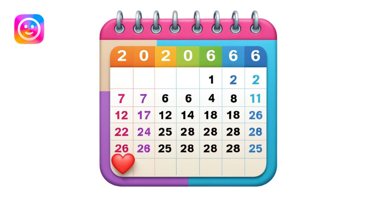 2026 calendar emoji | AI Emoji Generator