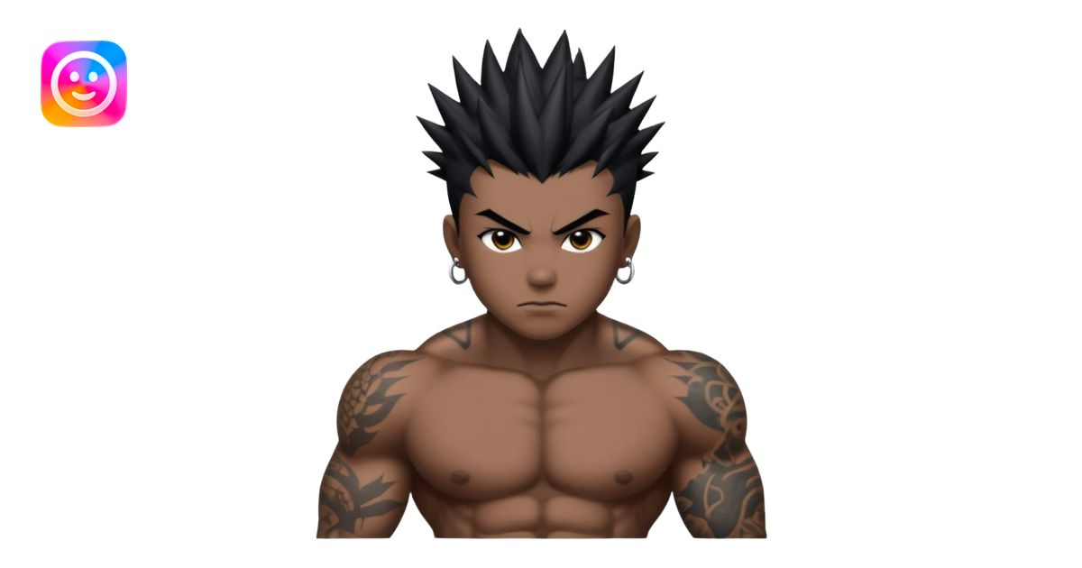 Sukuna megumi form emoji | AI Emoji Generator