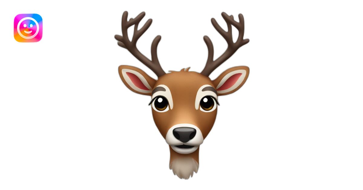 Rudolf emoji | AI Emoji Generator