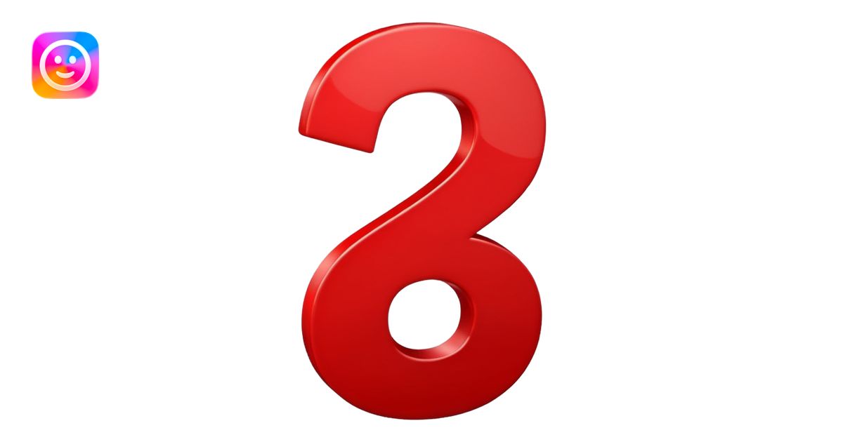 A 3D cartoon plus and percentage sign in red, glossy finish, Memoji ...