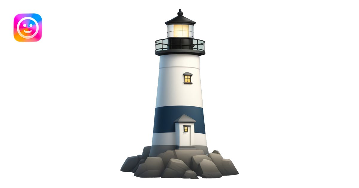 Lighthouse emoji | AI Emoji Generator