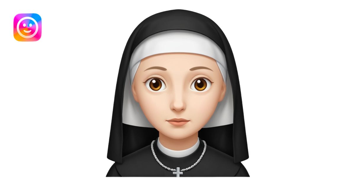 The nun emoji | AI Emoji Generator