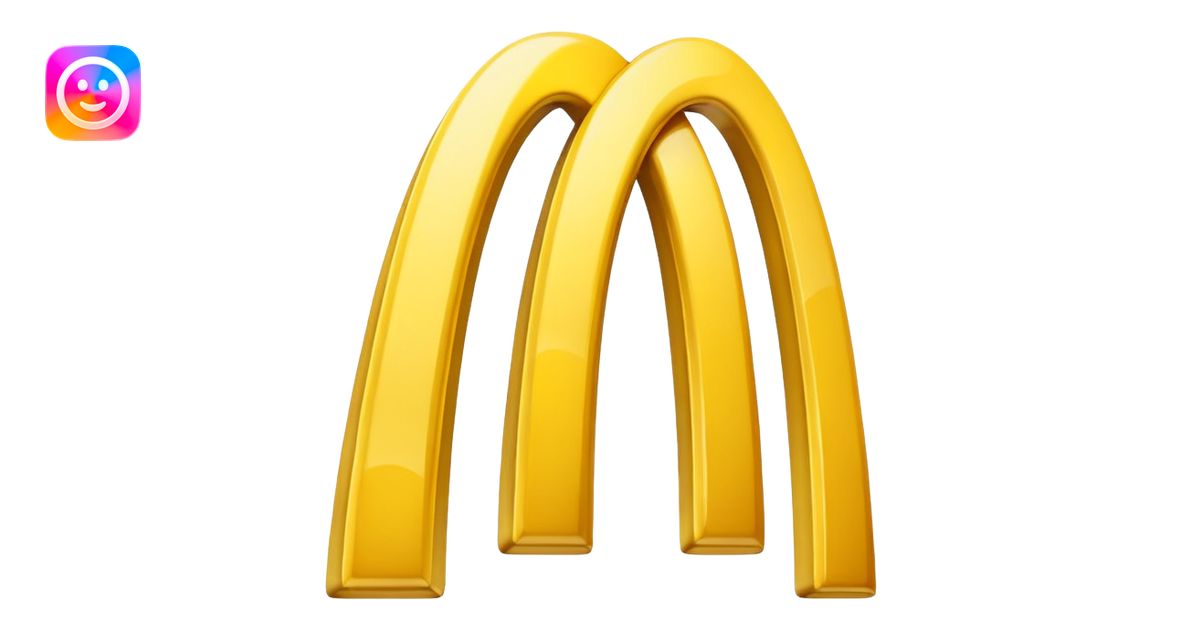 mcdonalds golden arches logo emoji | AI Emoji Generator