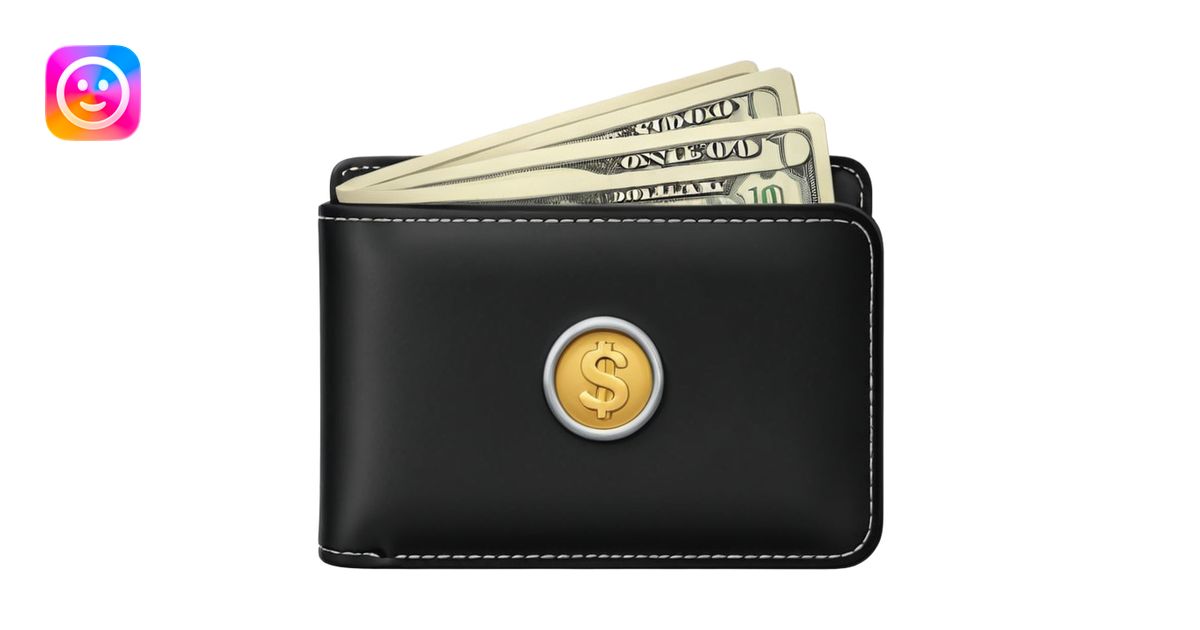 black wallet with a single one dollar bill inside, just one dollar ...