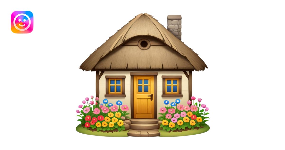 Wooden Cottage emoji | AI Emoji Generator